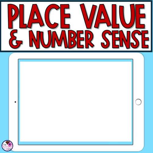 Place Value Tens and Ones - Summer Math - 1st Grade - BOOM Cards™ - Easel