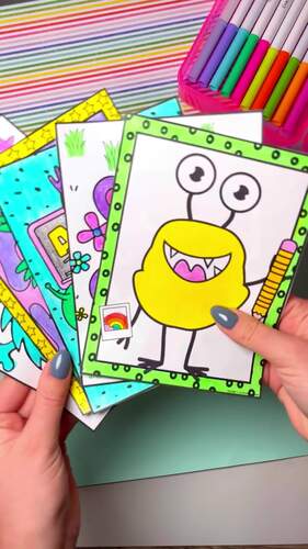 Monster Coloring Pages | Kids Coloring Book | Coloring Sheets | Halloween