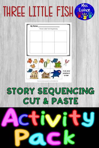 Three Little Fish & Shark - 10 Resources, Letter F, Boom Cards Bonus