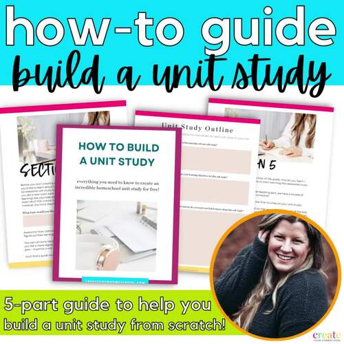 Unit Study Template | How to build a unit study from scratch | TPT