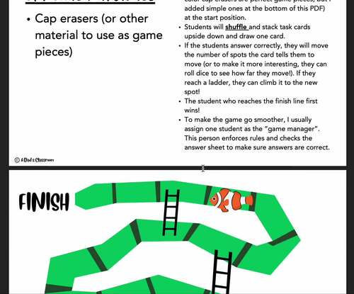 Earth's Biomes Task Cards Board Game by A Dads Classroom | TPT