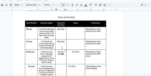 World History Final Exam Week Bundle Review Games, Study Guide & Test
