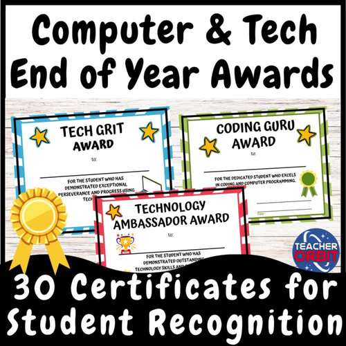 End of Year Awards | Computer & Technology Student Recognition ...