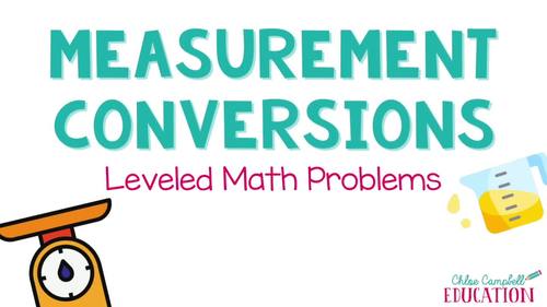 5th Grade Metric Conversion Activities - Converting Metric Units Leveled