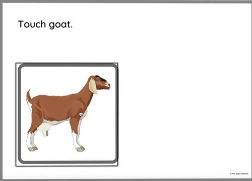 Receptive Language Animals Identification Field of 2 to errorless Boom ...