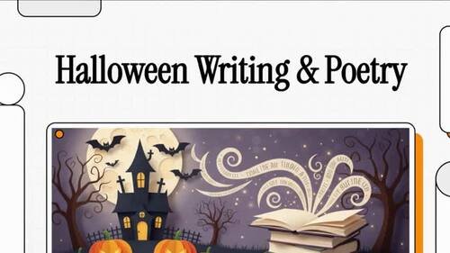 Halloween Writing & Poetry Unit | Grades 2-5 | Spooky Stories, Poems ...