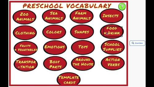 Preschool Vocabulary GAME - Build a Turkey - Thanksgiving | TPT
