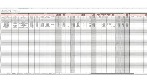 Pallet Reseller Excel Spreadsheet by Mom Money Map | TPT