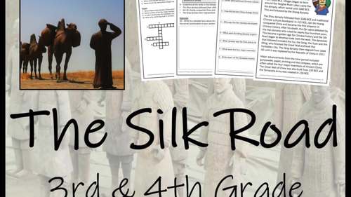 The Silk Road Close Reading Comprehension Activities | 3rd Grade & 4th ...