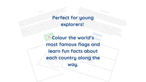 Fun With Flags – Colouring and Geography Worksheets to Learn World Flags