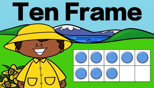 Spring Ten Frame: Math Brain Break by Move and Groove Math | TPT