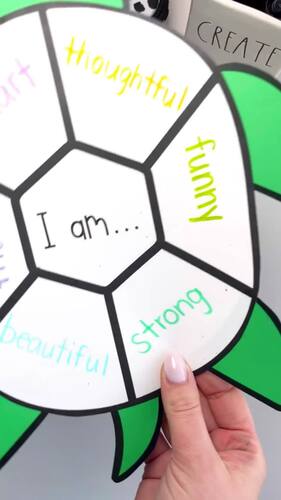 Turtle Affirmations Craft| Mindfulness | SEL Craft | TPT