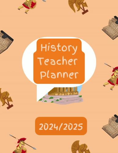 History Teacher Planner Printable PDF by Worksheet Whisperer | TPT