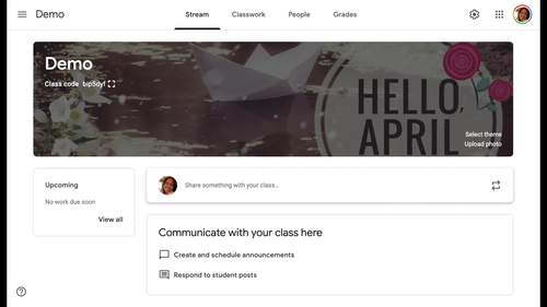 ANIMATED Google Classroom™ Banners Headers | APRIL by Teaching Literacy