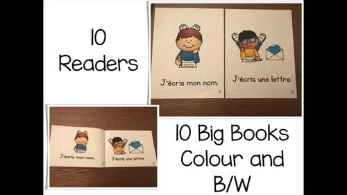 French Emergent Readers-March Bundle by The Classy Sisters | TPT