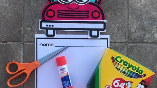 Vacation Craft and Writing Activity for Summer, Back to School, End of Year