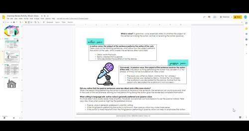 Grammar Review Activity for Middle School DIGITAL and PRINT | TpT