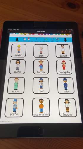 People Who Help - Digital Pick and Choose Reading Books: PPT + BOOM CARDS