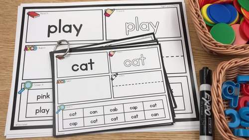 5-in-1 Word Mats BUNDLED by Tara West | Teachers Pay Teachers