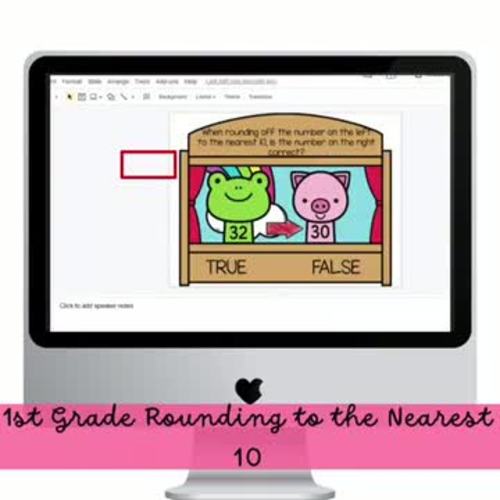 First Grade Math Centers Place Value Rounding to the Nearest 10 Google ...