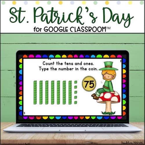 St. Patrick's Math Place Value for Google Slides BUNDLE by Dandelion Wishes