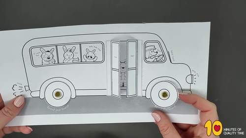 The Wheels on the Bus Craft by 10 Minutes of Quality Time | TPT