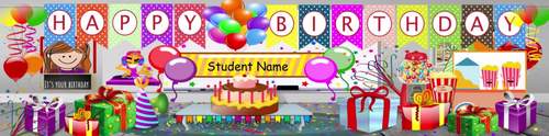 Birthday Classroom Kit | Bundle | Virtual Classroom | Bitmoji Classrooms