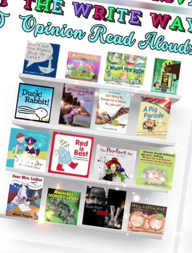 Opinion Writing Anchor Charts | 12 Writing Workshop Posters (Color + B&W)