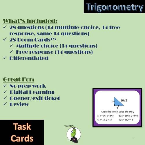 Special Right Triangles 45-45-90 and 30-60-90 Geometry Boom Digital ...