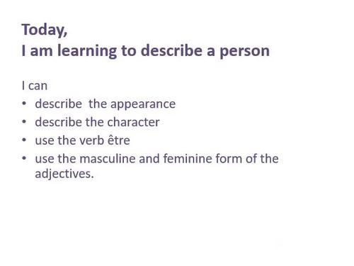 Physical and character description (hair and eyes) by The Linguist