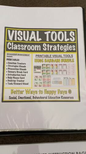 Visual Tools - Classroom Strategies by Better Ways To Happy Days
