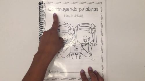 Making words in Spanish | Construyendo Palabras | Libro para Dictados