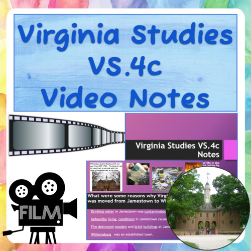 Virginia Studies VS.4c Notes Recording by Land of Learning by Laura