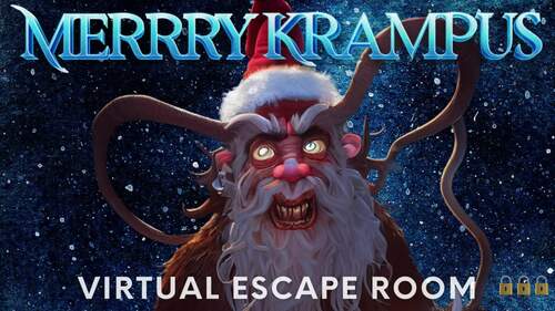 Christmas Digital Escape Room All Subjects, Krampus, Middle, High ...