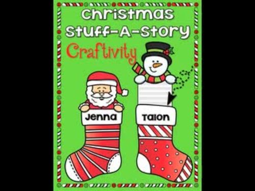 Christmas Pop-Up Stocking Craftivity (writing) by Monkey Bars | TPT