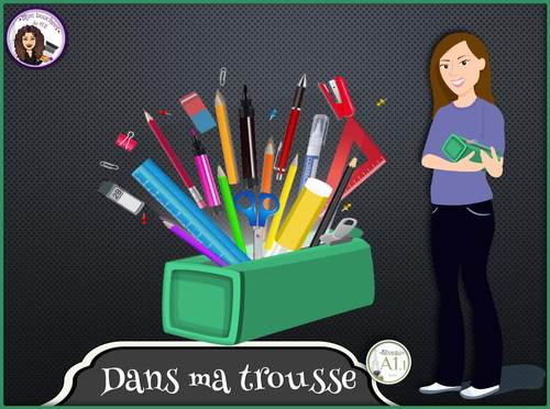 Dans ma trousse A1 Leçon + évaluation autocorrective (Distance Learning)