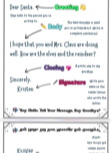 Letter to Santa Writing Unit | Friendly Letter Activities, Templates ...