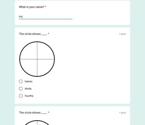 2nd Grade Math Google Forms Self Grading Assessment All Year Bundle