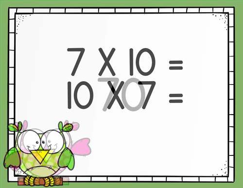 Multiplication Facts Practice PowerPoint for Multiplication Fluency