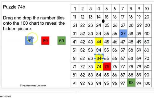 Dinosaur 100s Chart Activities Printable and Google Slides™ Version