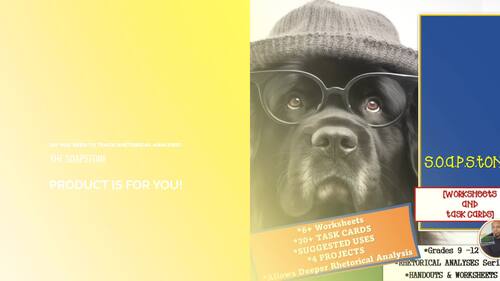 SOAPSTONE - RHETORICAL ANALYSIS [WORKSHEETS & ACTIVITIES] | TPT