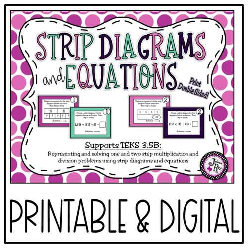 3rd Grade Multiplication & Division with Strip Diagrams and Equations ...