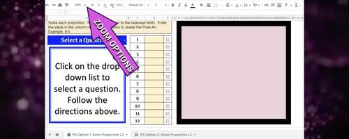PIXEL ART (TC): Solve Proportion (Level 2: Solving Equations) | TPT