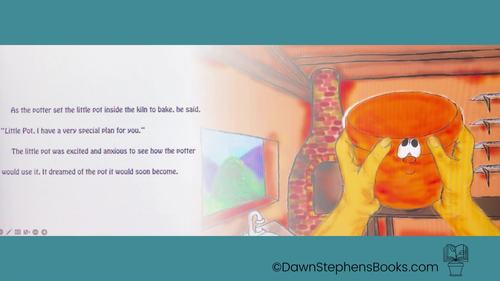 Children's book read aloud video and PowerPoint -The Little Pot | TPT