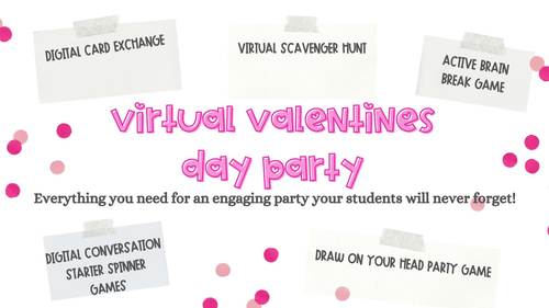 Valentine's Day Party Bundle | No Prep Activities and Games | Brain ...
