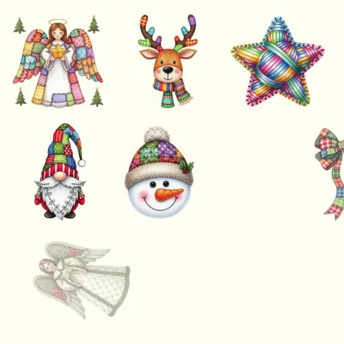 Christmas Tree Topper Clipart Set – 21 Transparent PNGs | TPT