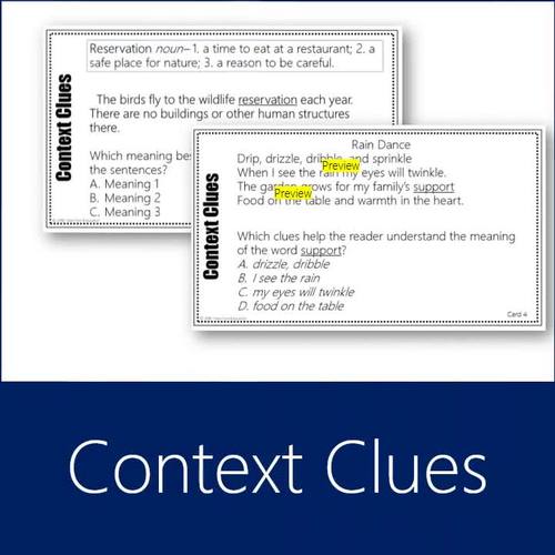Context Clues Task Cards Bundle 2 by Team Tom | TPT