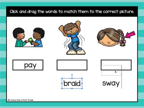 AI and AY (Long a Vowel Teams) for Google Slides™ by A Sunny Day in ...