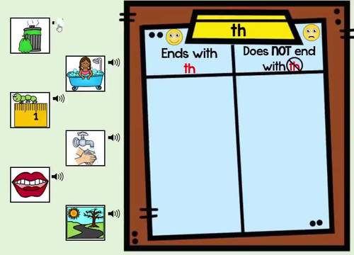 Ending Digraphs -sh, -th, -ch, -ck Digital Boom Cards Distance Learning