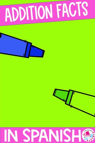 SPRING & SUMMER Color by Number in Spanish | Addition Worksheets | Bugs ...